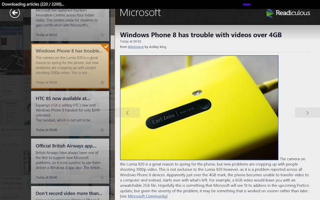 Cinco lectores de RSS para Windows 8