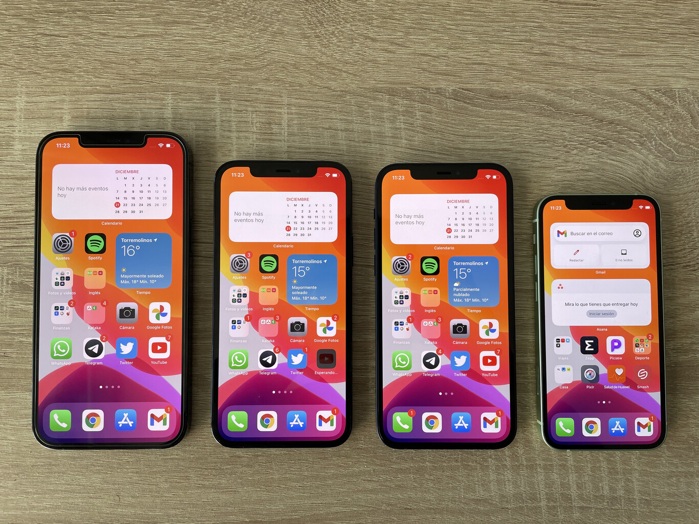 iPhone 12 Pro Max, 12 Pro, iPhone 12 y 12 mini: comparativa a fondo