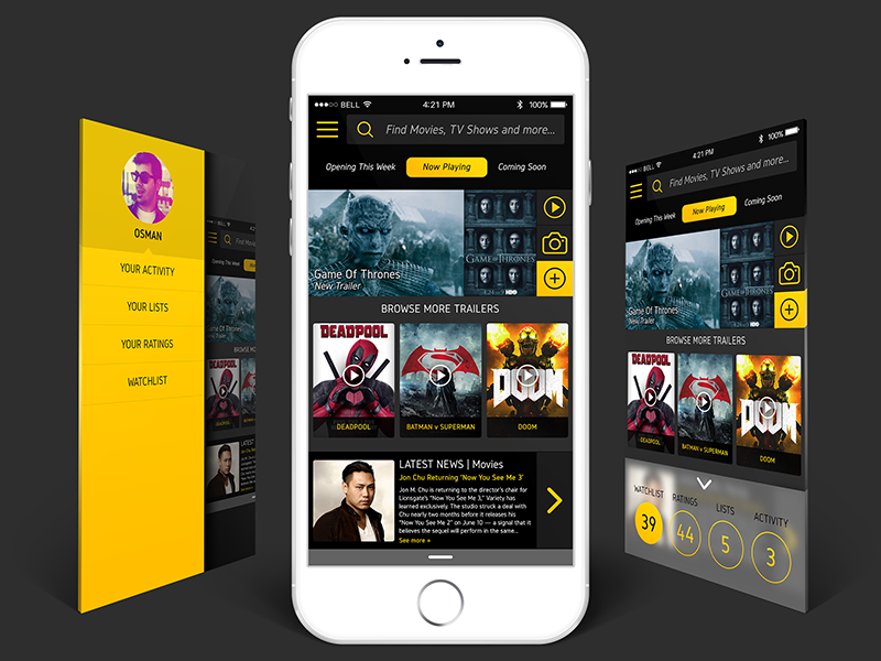Las mejores apps móviles para los amantes del cine y las series