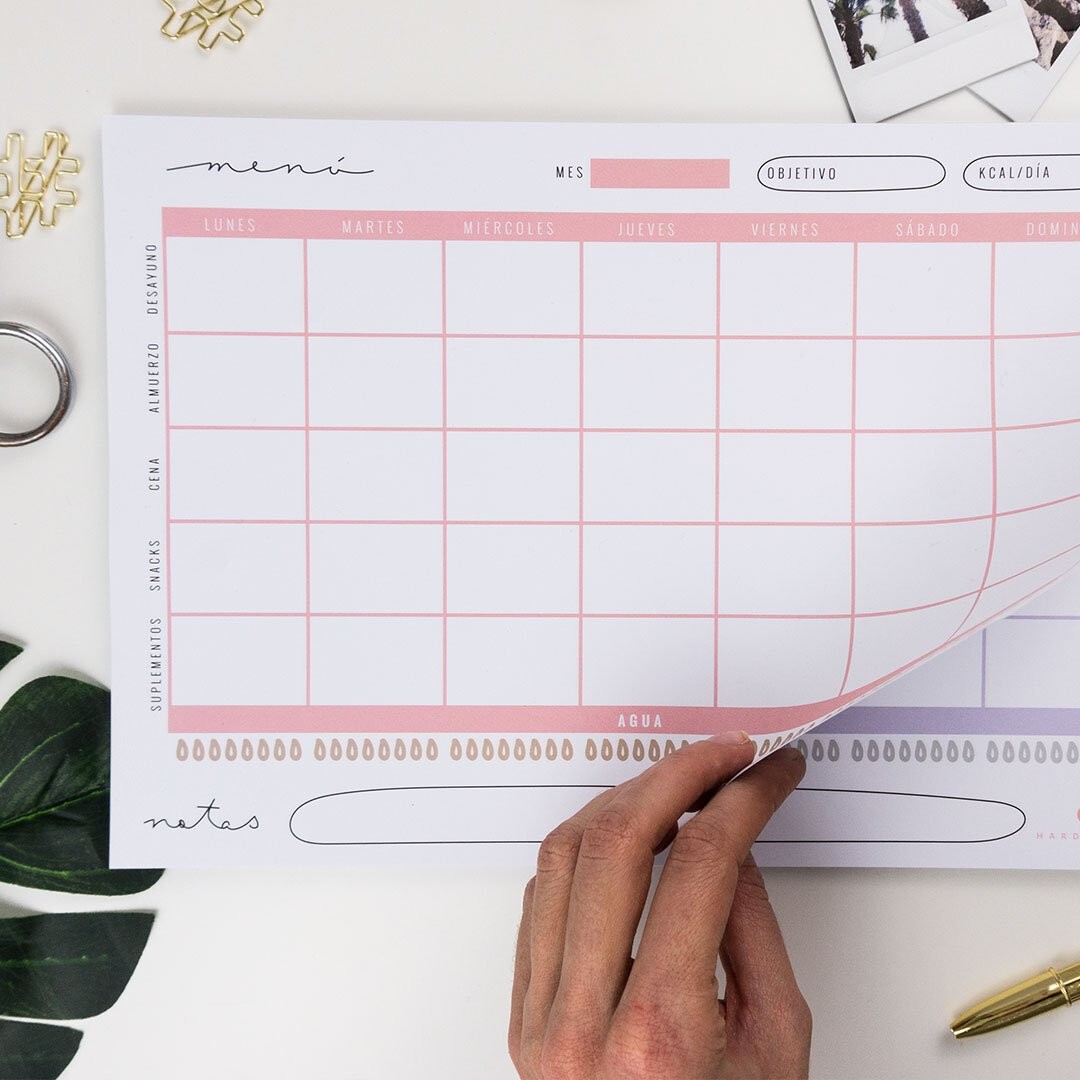 Cómo diseñar un menú familiar semanal