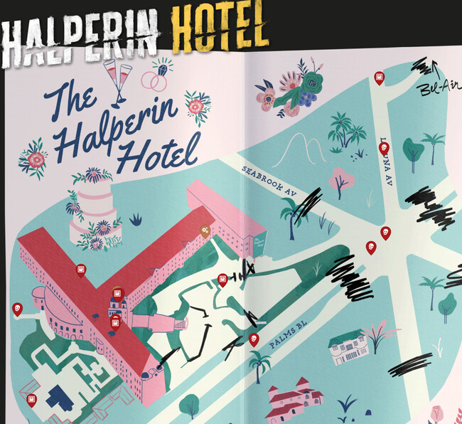 Mapa interactivo de Dead Island 2 con la ubicación de los esquemas de ...