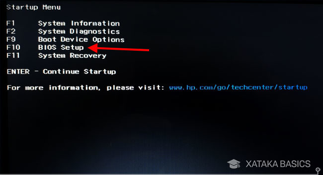 Cómo entrar a la BIOS de tu PC con Windows 10