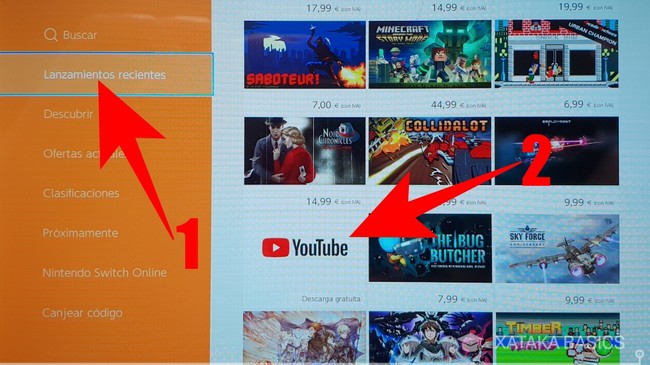 Cómo instalar YouTube en tu Nintendo Switch