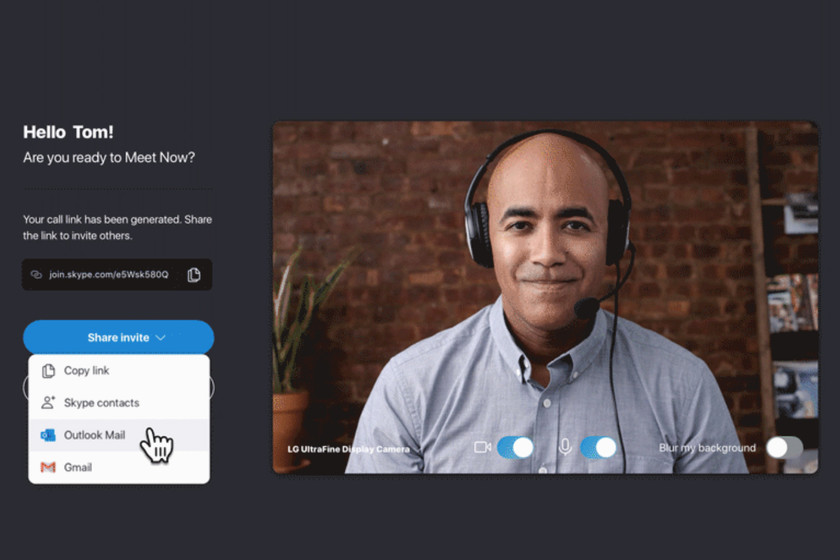 Meet Now es la nueva función para poder videollamar con Skype en pocos ...