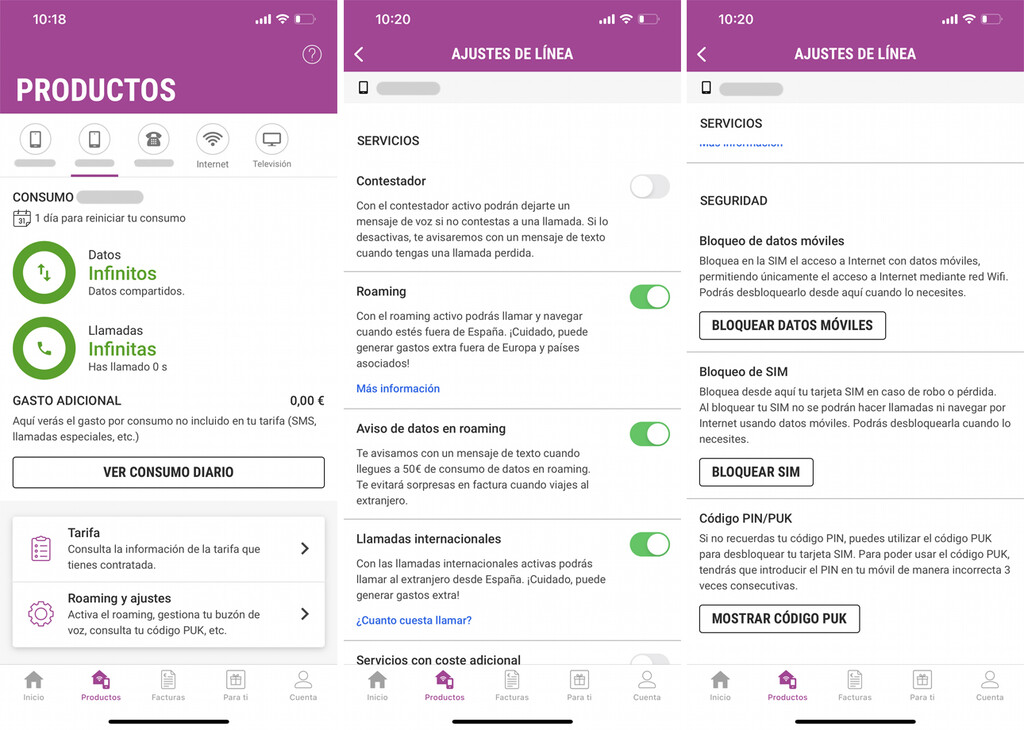 Mi Yoigo: cómo ver la factura, saber cuántos gigas te quedan y todo lo ...
