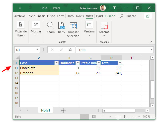 Cómo bloquear columnas, filas y celdas en Excel