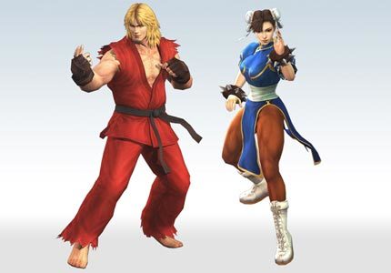 Chun-Li y Ken en 3D