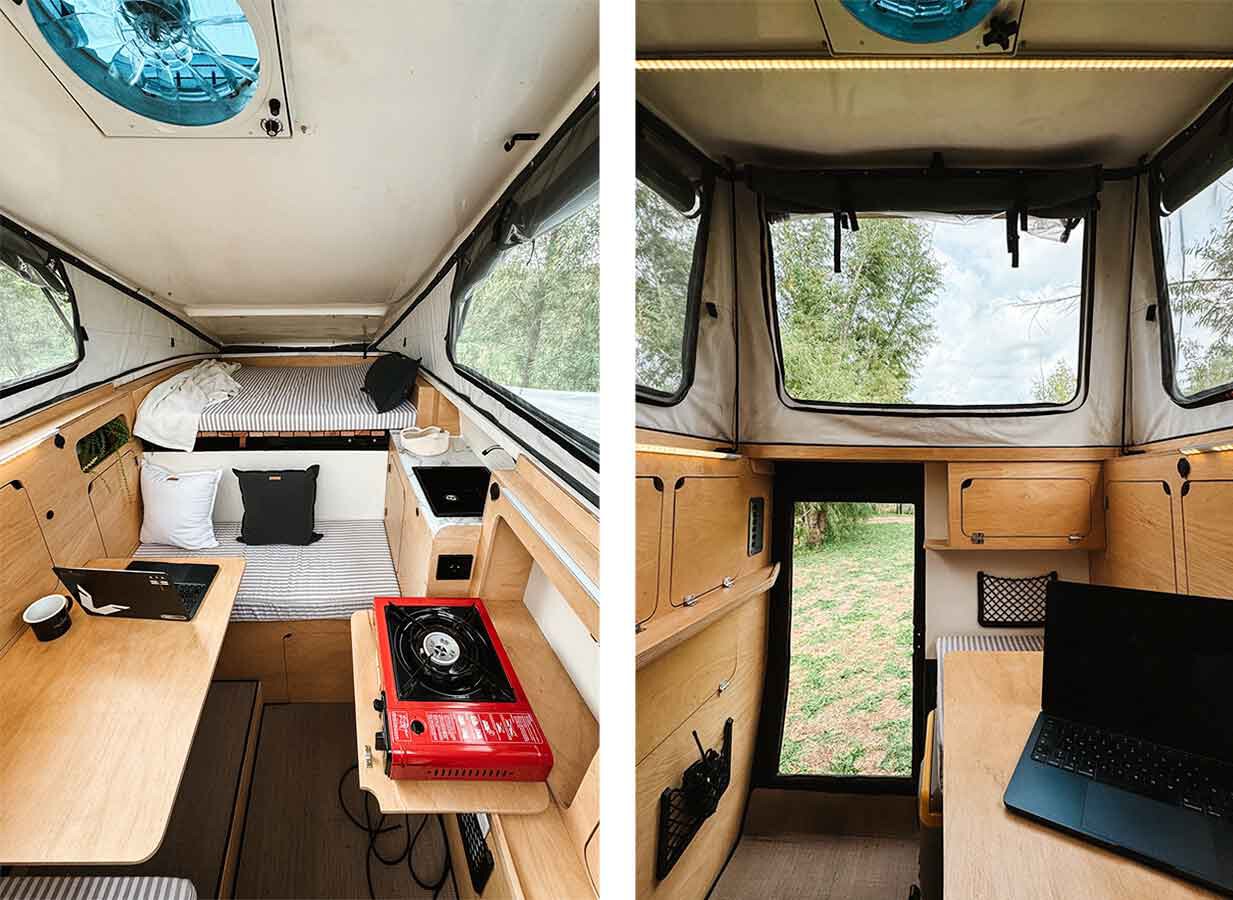 Ni caravana, ni furgo camper. Las células habitables son el truco para ...