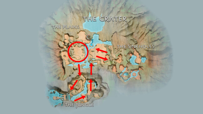 God of War Ragnarök: todas las cacerías de El Cráter para conseguir el trofeo Especie Invasora