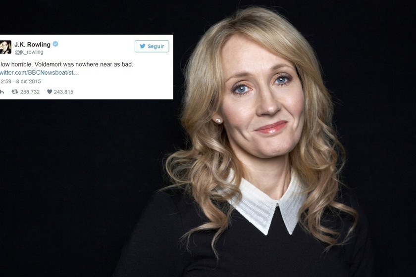 J.K. Rowling humilla a Trump por Twitter. Sí, otra vez