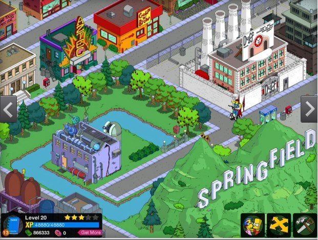 Los Simpsons llegarán a Android de la mano de Electronic Arts
