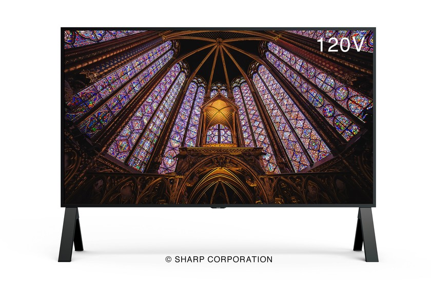 La exageración hecha monitor: la Sharp 8M-B120C ofrece 120 pulgadas de ...