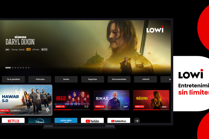Lowi TV ya está aquí. Y llega con más de 100 canales, fútbol y un ...
