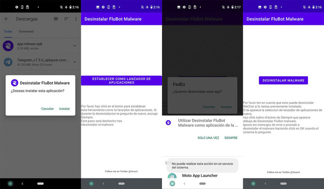Esta app promete eliminar FluBot, el malware del SMS de FedEx, en unos ...