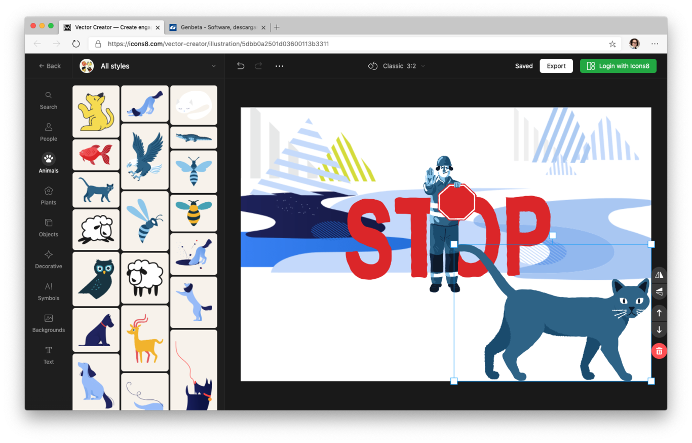 Vector Creator: crea gratis tus propias ilustraciones personalizadas a ...