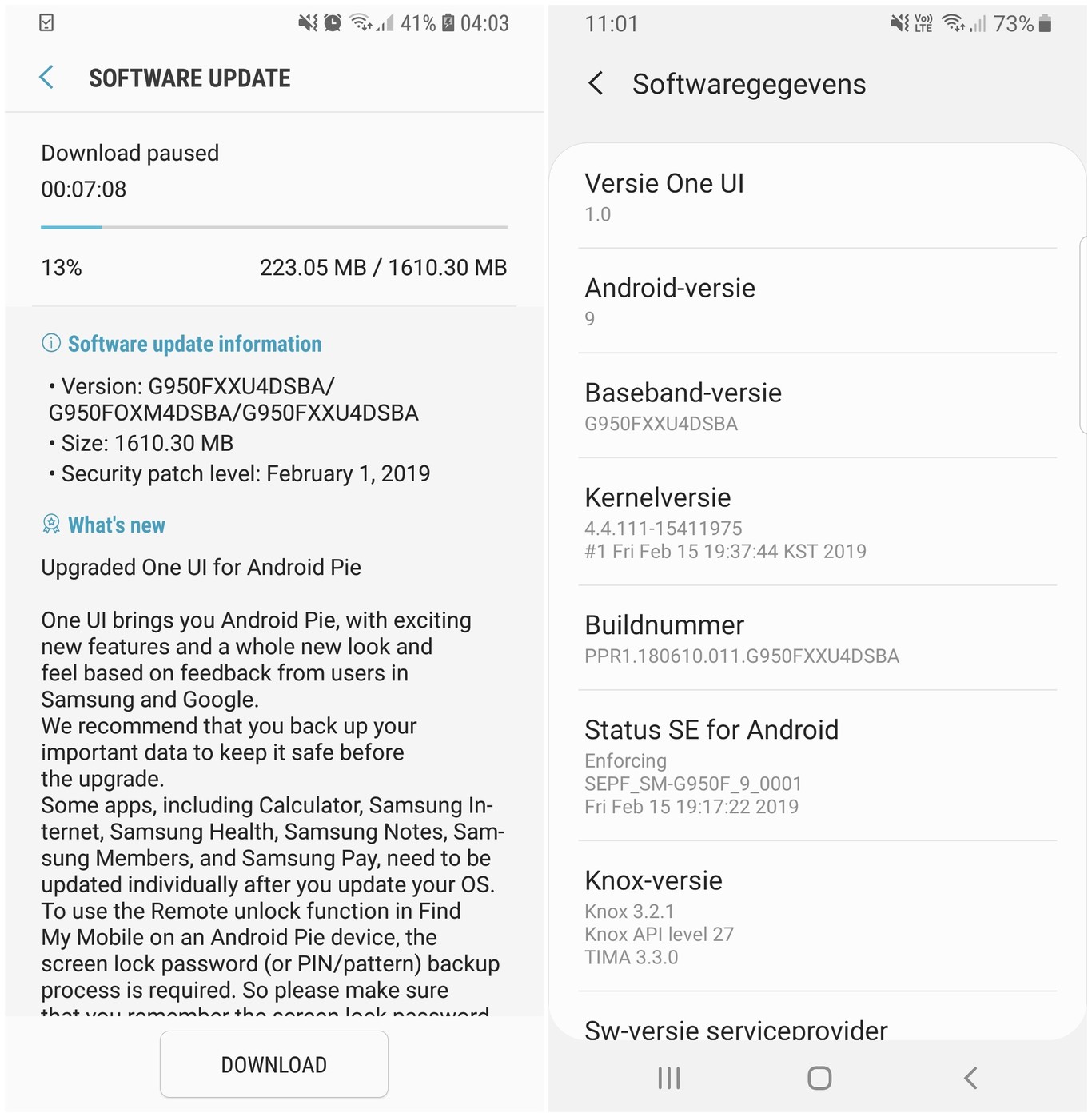 El Samsung Galaxy S8 comienza a actualizarse a Android 9 Pie en Europa