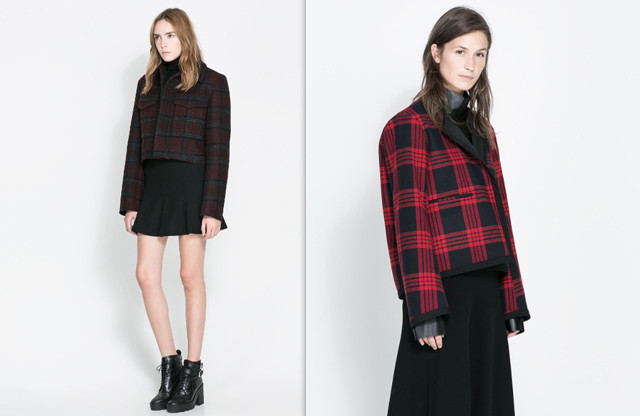 El abrigo caja tiene su sitio en las perchas de Zara