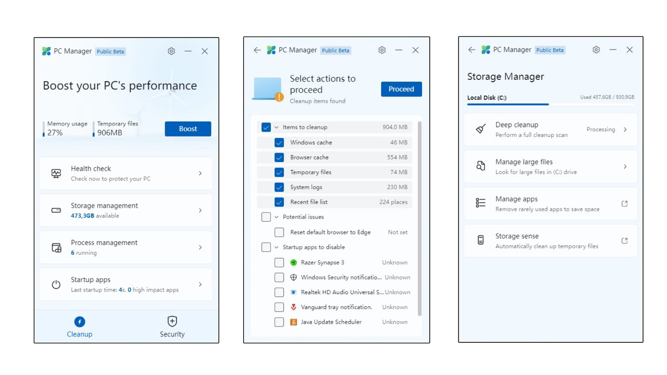 Probamos PC Manager, el CCleaner de Microsoft para Windows 10 y 11 que promete aumentar el ...
