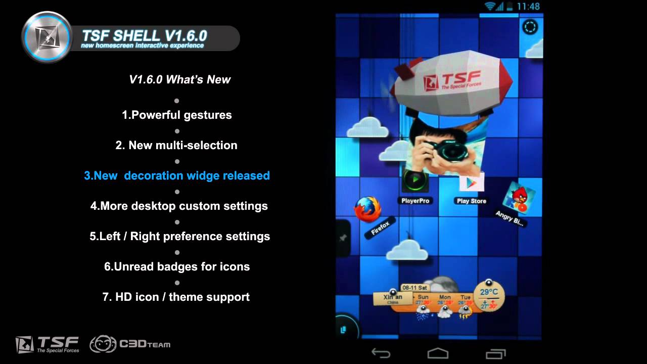 TSF Shell se actualiza con nuevas funcionalidades
