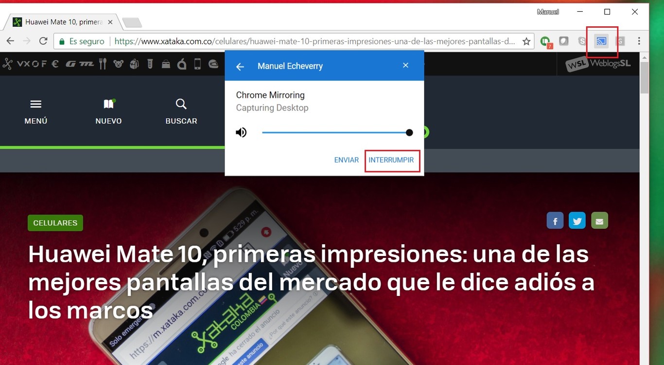 Cómo hacer screen mirroring desde tu PC hacia tu televisor usando un ...