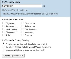 VisualCV, creando nuestro curriculum para su acceso a través de Internet