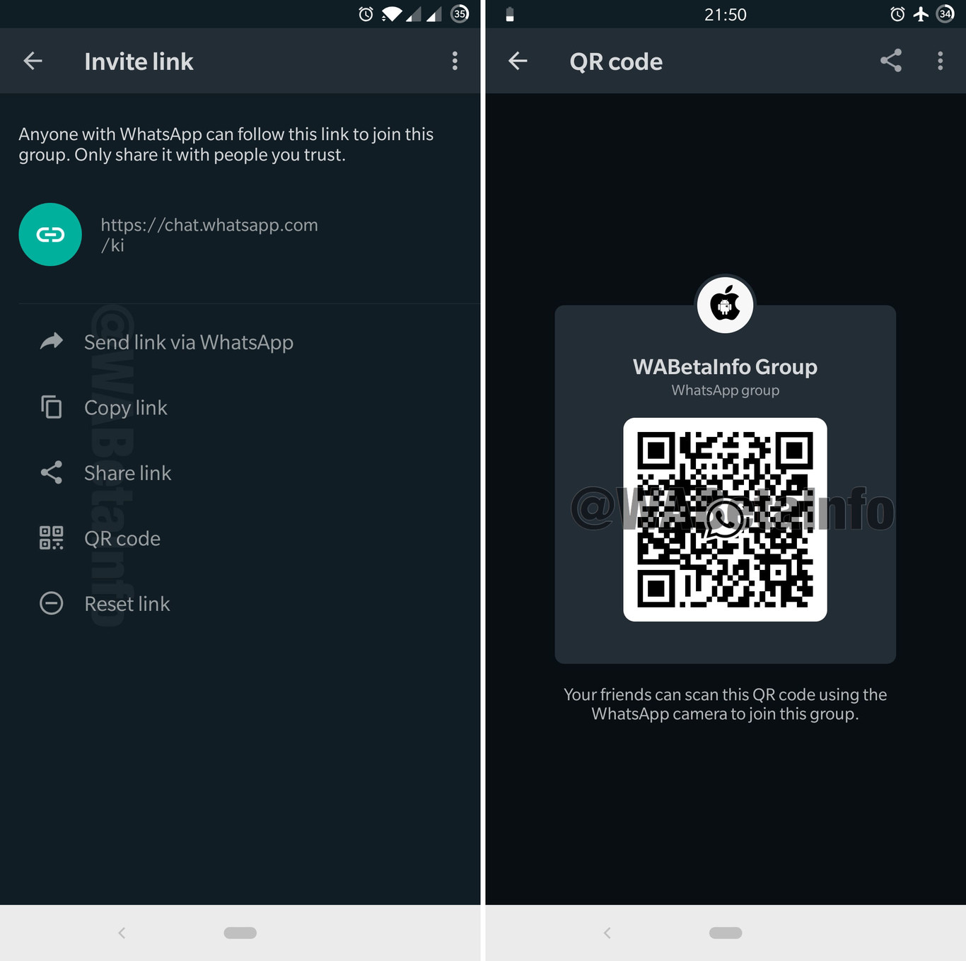 WhatsApp para Android permitirá compartir invitaciones de grupos a ...