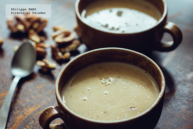 Atole de nuez. Receta