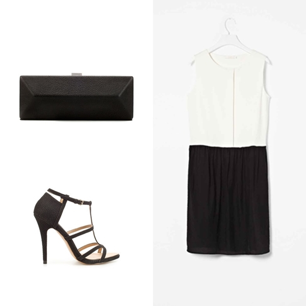 Combinaciones de moda: blanco y negro mix