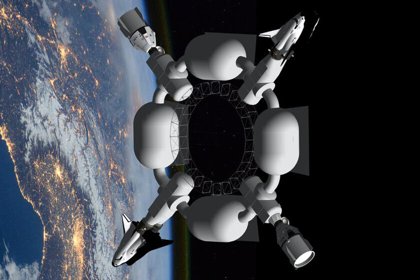 Este anillo pretende ser un hotel espacial: con gravedad similar a la ...