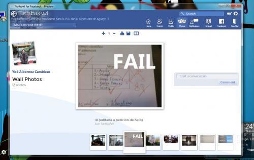 Fishbowl, espectacular cliente para Facebook optimizado para Windows 7