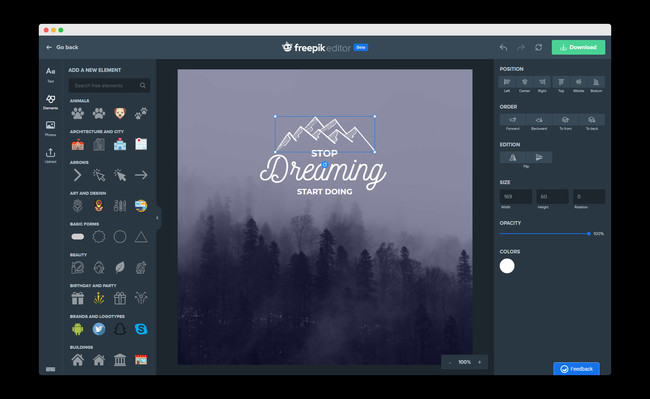 Freepik ya tiene su propio Canva: un editor con plantillas para crear ...