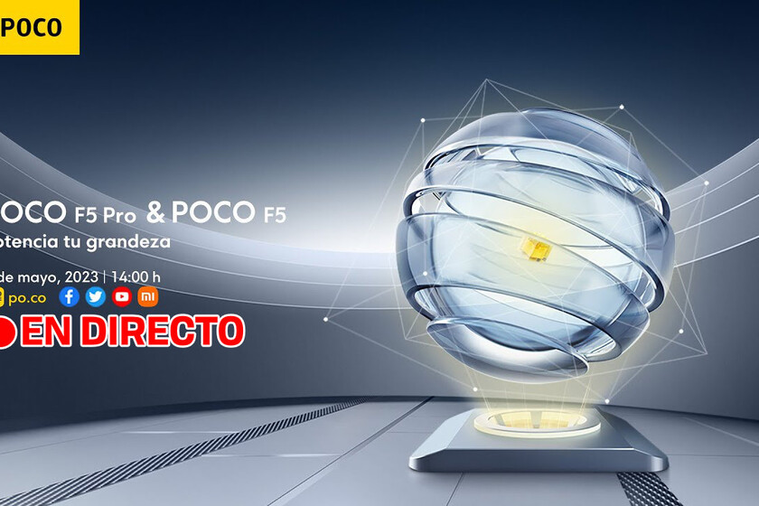POCO F5 y POCO F5 Pro: sigue la presentación de los nuevos POCO en ...