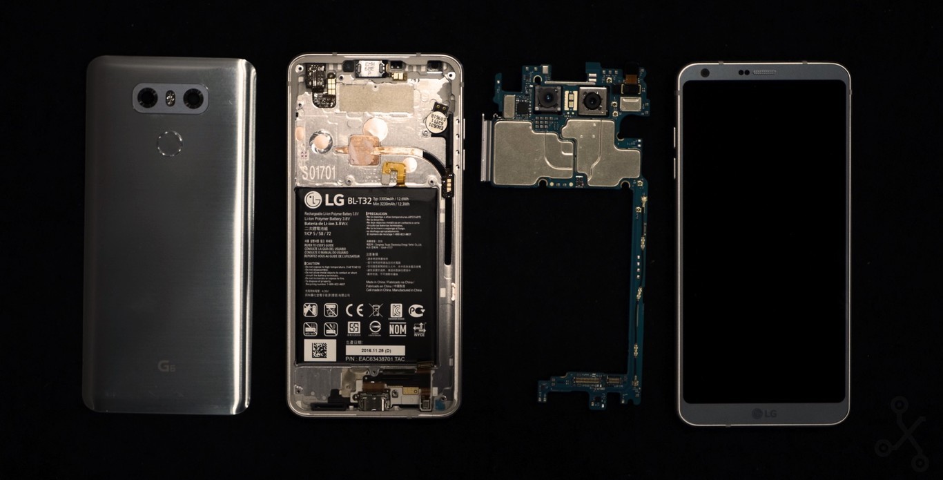 LG G6 protagoniza su primer vídeo 'teardown' y estos son todos sus secretos
