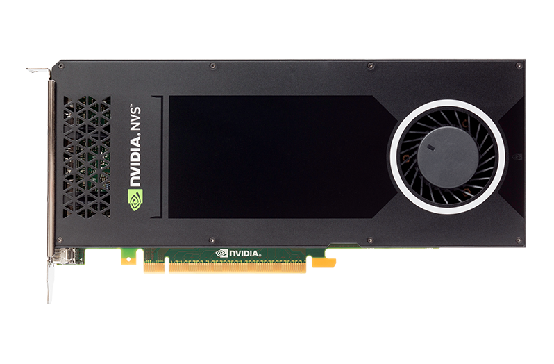 NVIDIA introduce tarjeta NVS 810 para señalización 4K, tiene ocho ...