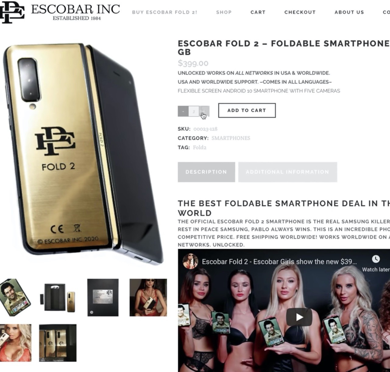 La historia del Escobar Fold 2: intentan ridiculizar a Samsung vendiendo su propio móvil ...