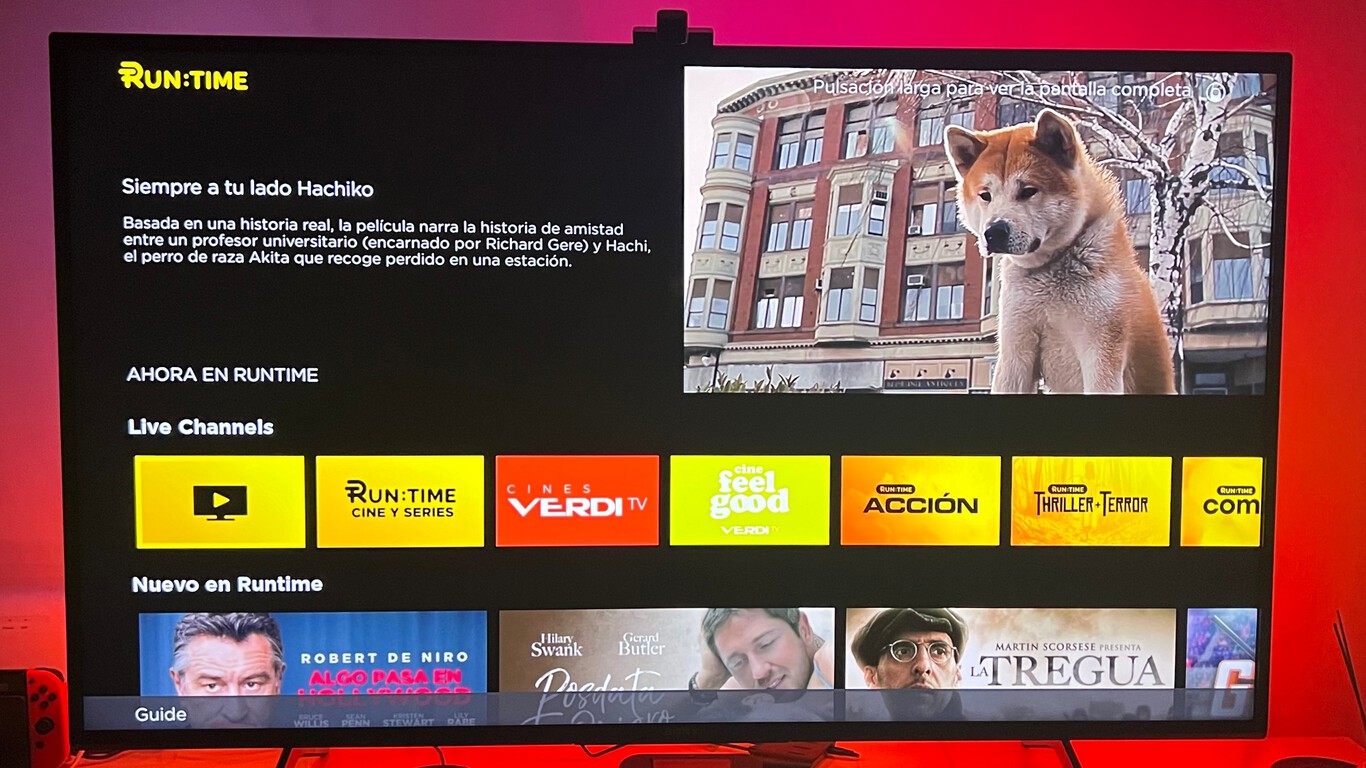 Runtime está en Pluto TV o Tivify, pero también tiene app propia en ...