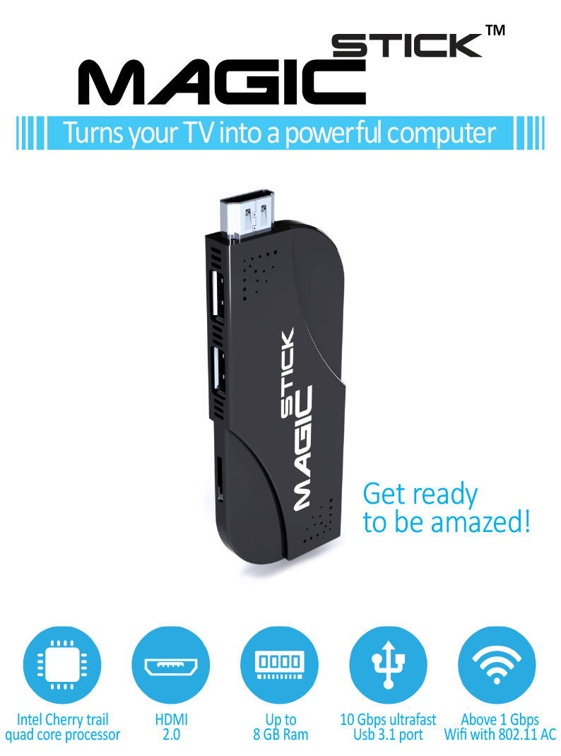 MagicStick busca financiación para convertirse en el miniPC más poderoso