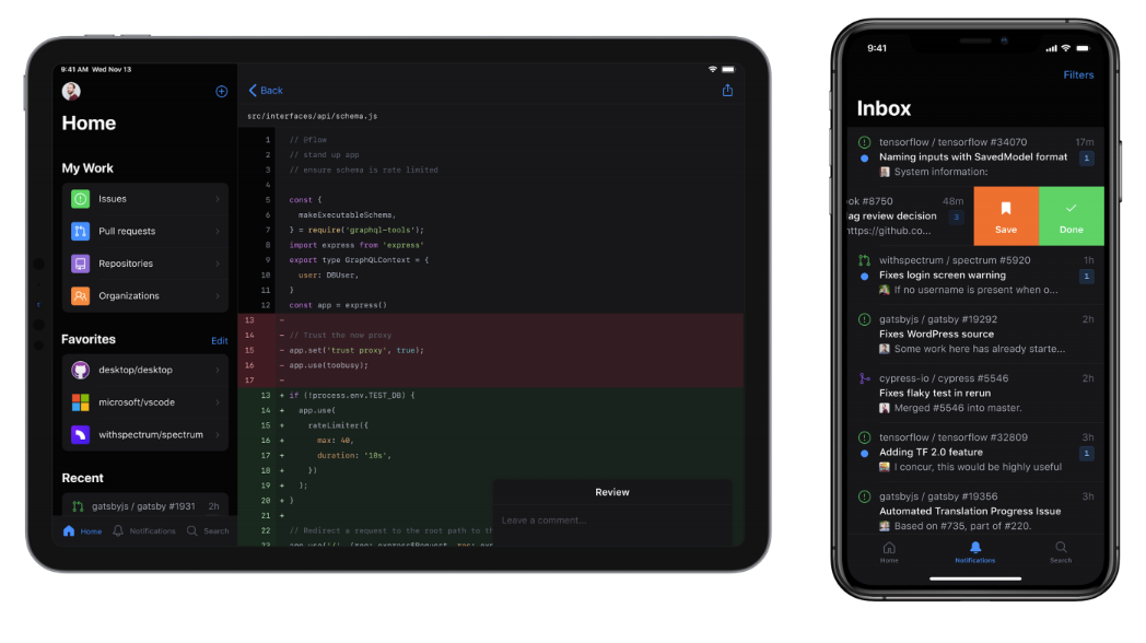 GitHub llega a los smartphones: ya puedes registrarte en su beta para iOS, y próximamente en Android