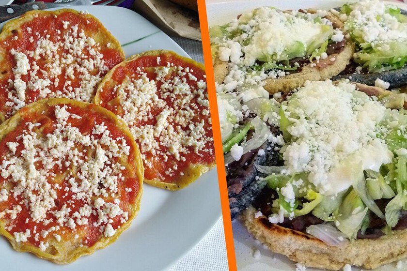 Cuáles son las diferencias entre picadas y sopes, ¿son lo mismo?
