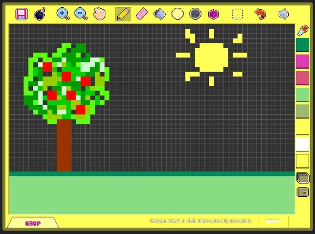Siete estupendas herramientas y utilidades online para crear pixel art