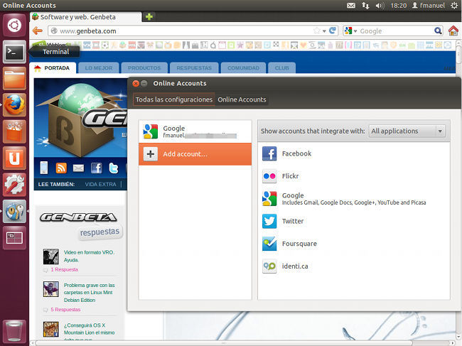 Ubuntu WebApps trae al escritorio las aplicaciones web