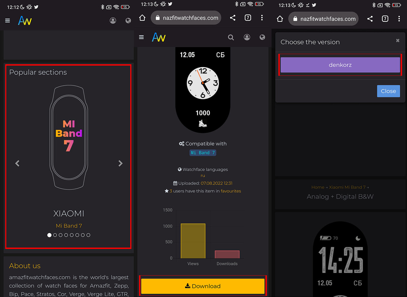 Cómo instalar nuevos fondos personalizados o watchfaces en la Xiaomi Smart Band 7