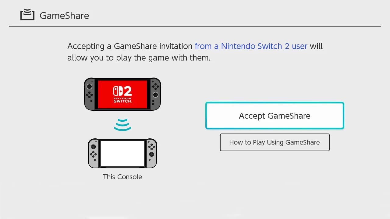 Cómo funciona GameShare: la nueva forma de compartir juegos con amigos en Nintendo Switch 2 ...