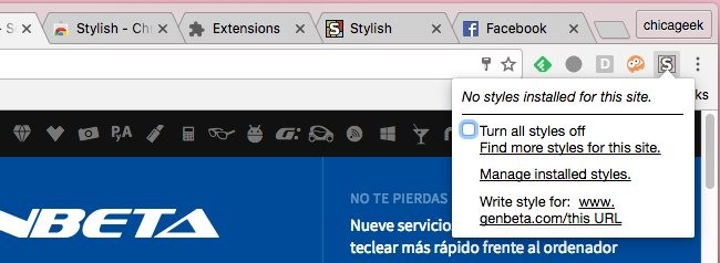 Guía completa de Stylish: cómo cambiar el aspecto de tus webs favoritas