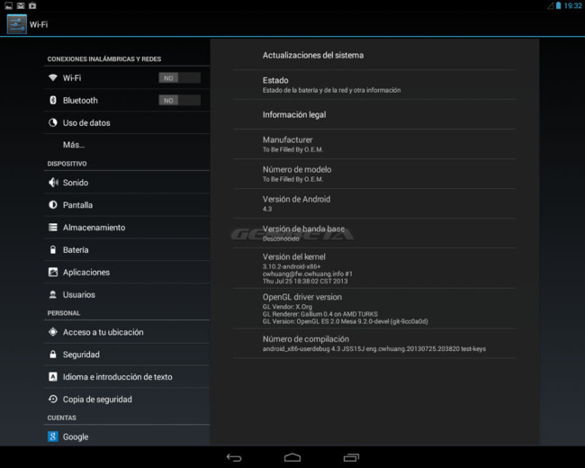 Android x86: así es la versión de Android para PC (parte 1)