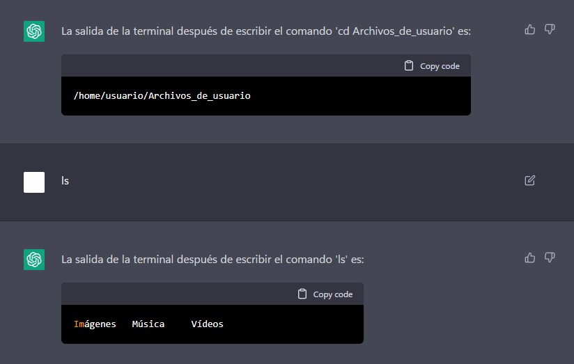 ChatGPT también se convierte en una máquina virtual con Linux... capaz conectarse a la web de ...