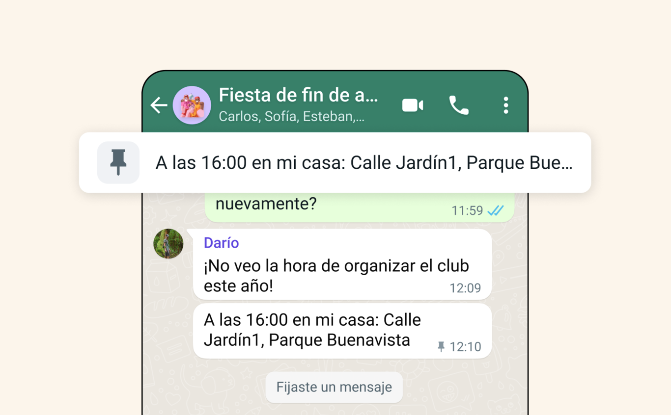 Los mensajes fijados llegan a WhatsApp: así funciona la nueva función ...