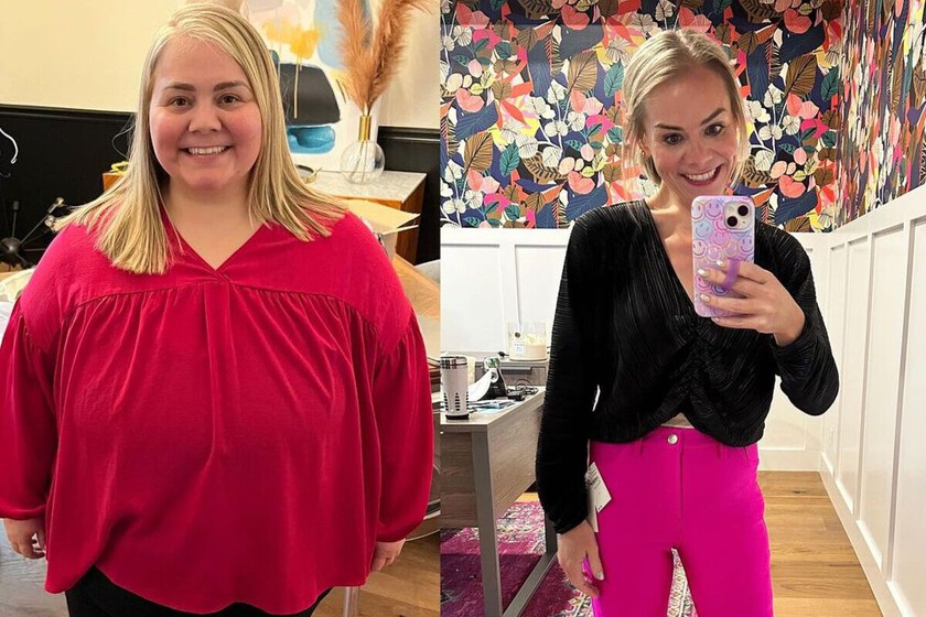 De 174 kilos a 54 kilos: la radical transformación física de Laura ...