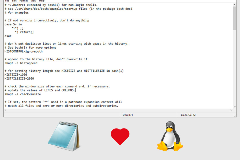 El bloc de notas de Windows se actualiza: introduce soporte para finales de línea de Unix/Linux ...