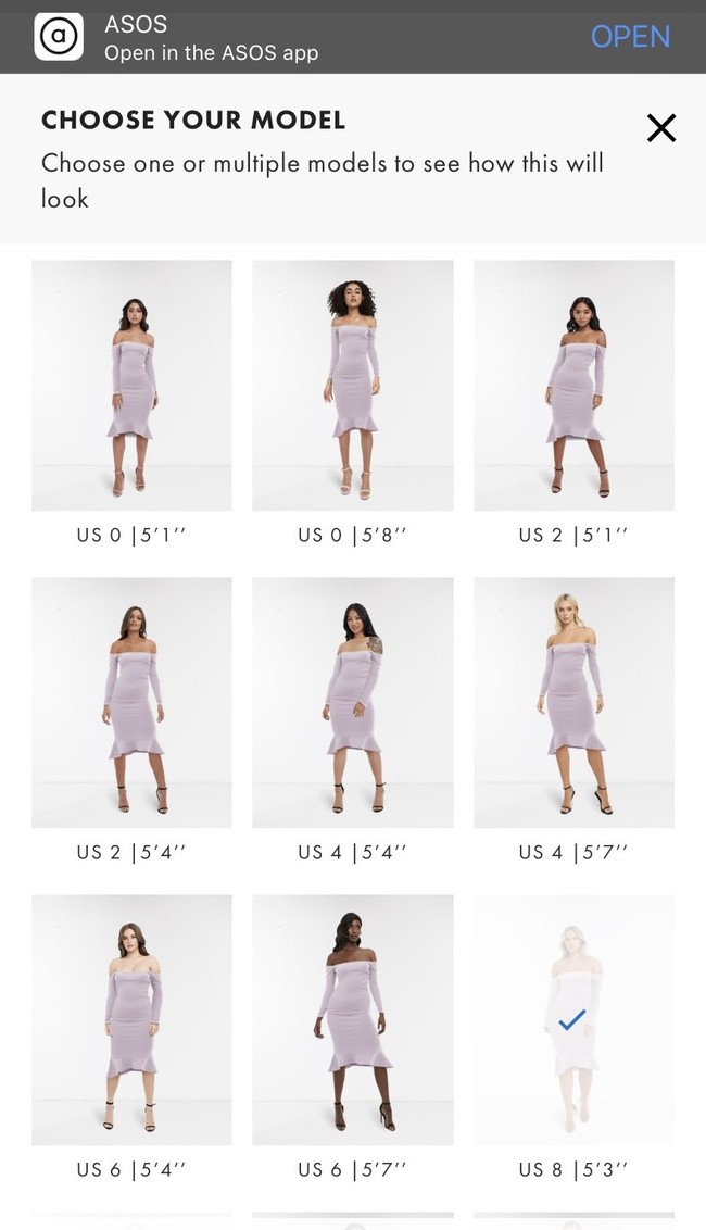 La nueva herramienta de Asos permite ver cómo te queda la ropa sea cual ...